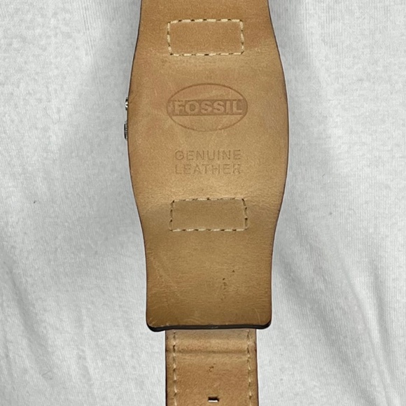 Fossil | Accessories | Fossil Mens Am3695 Cuff Kaleido Leather Strap ...